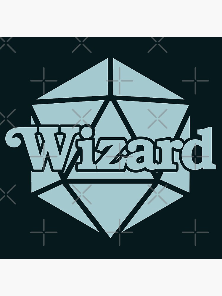 "Wizard Class Crest | Dungeons and Dragons Emblem" Poster for Sale by ...