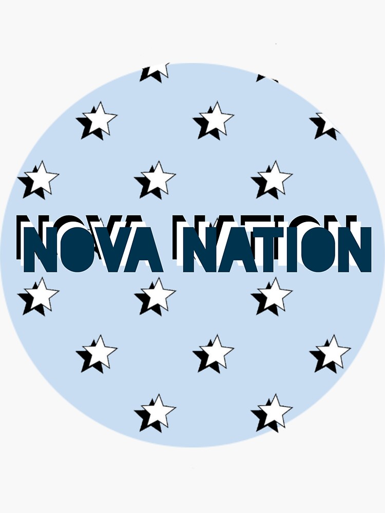 "Nova Nation" Sticker for Sale by Indy555 | Redbubble