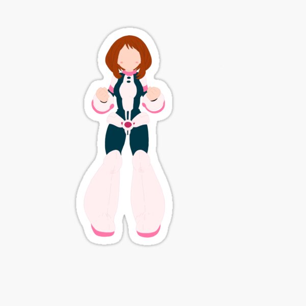 "Uravity - My Hero Academia (Minimalist Portrait)" Sticker for Sale by ...