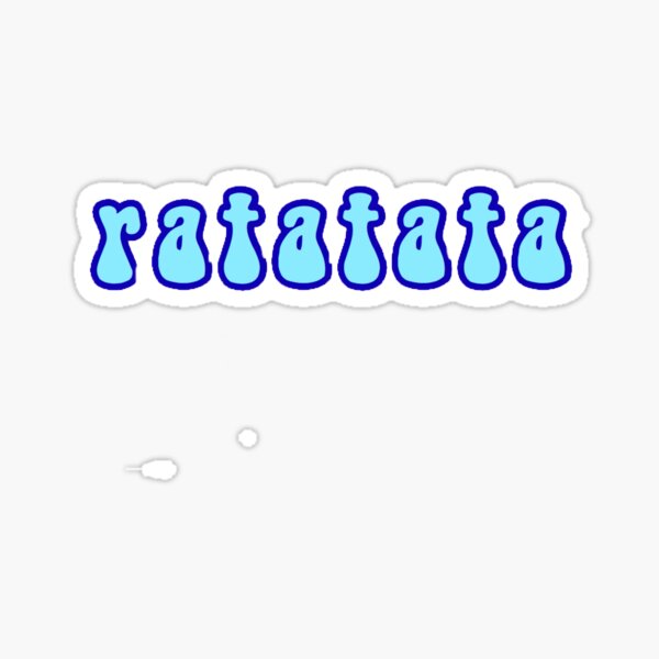 "ratatata meme" Sticker by daviaiorio | Redbubble