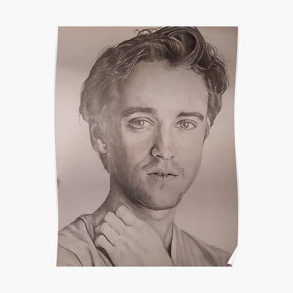 "Tom Felton" Poster for Sale by GessleinGraphic | Redbubble