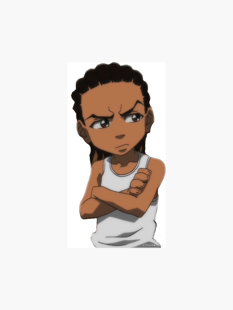 "riley freeman boondocks" Sticker for Sale by laylaelostaz | Redbubble