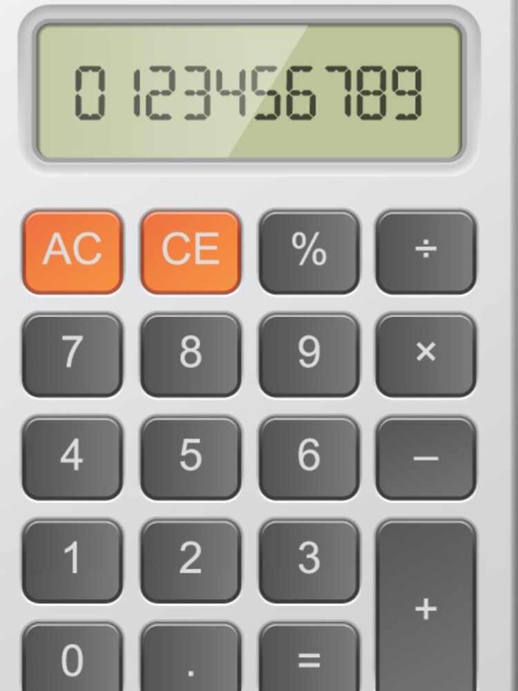 "Calculator design" iPhone Case for Sale by Rajkumar911 | Redbubble