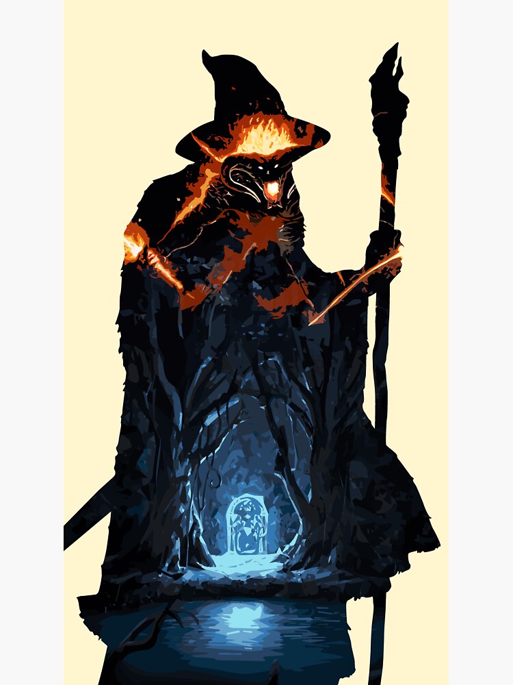 "Mithrandir" Sticker for Sale by michaelhelfert | Redbubble