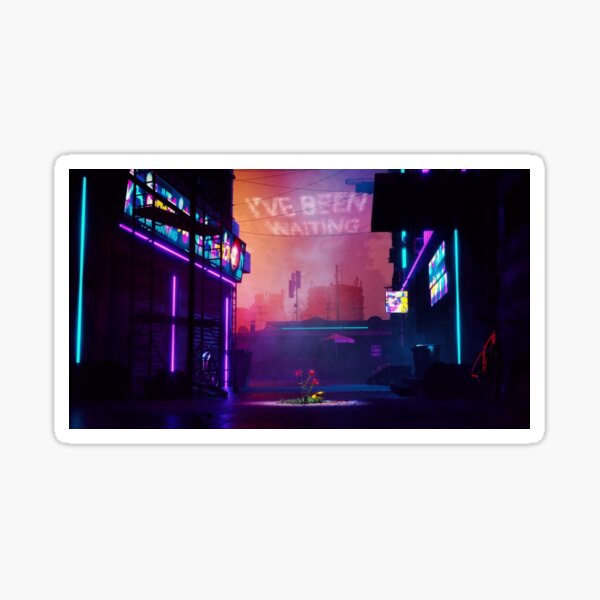 "Waiting" Sticker for Sale by Boiku | Redbubble