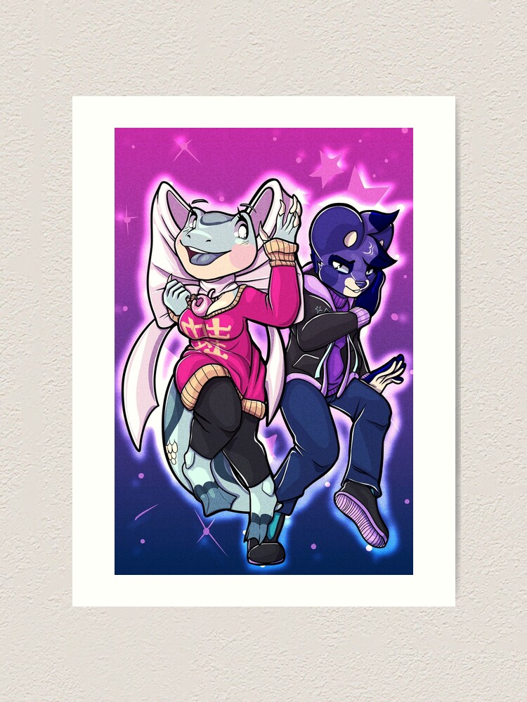 "80s Anime Furries" Art Print for Sale by tvcub | Redbubble