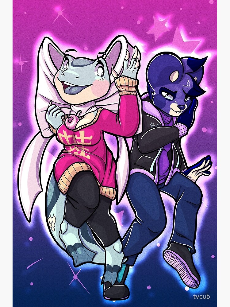 "80s Anime Furries" Art Print for Sale by tvcub | Redbubble