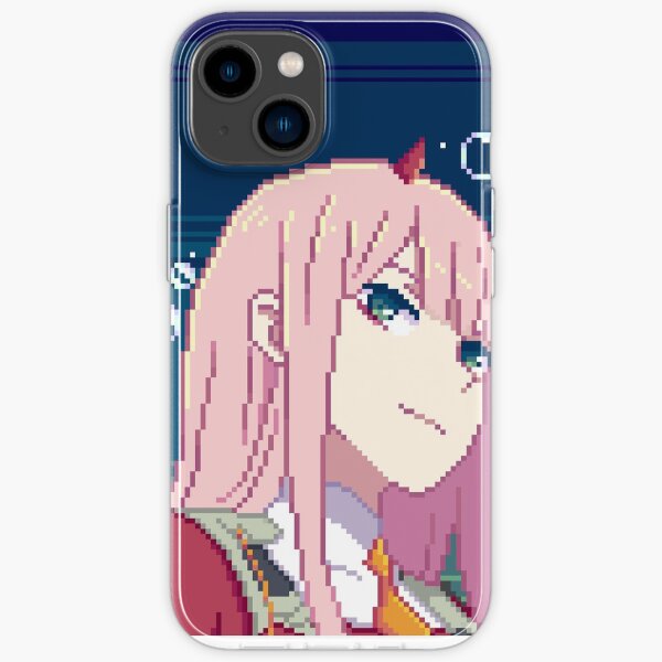 "Zero Two pixel art" iPhone Case for Sale by uwntu | Redbubble