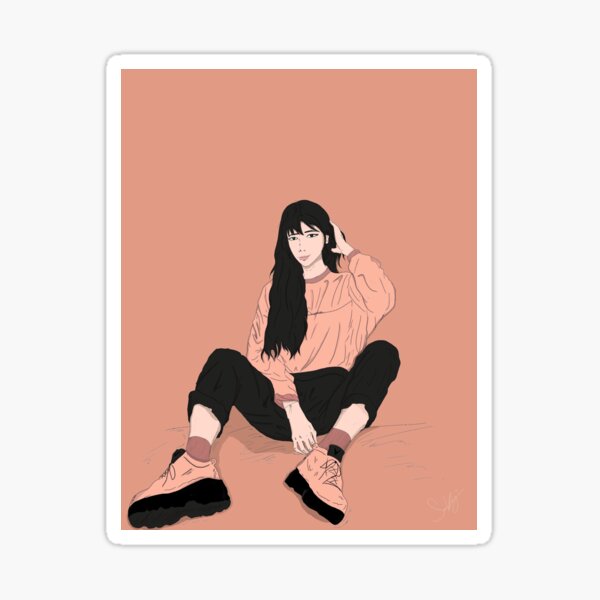 "Annyeong Eunah! " Sticker for Sale by SaeYunnie | Redbubble
