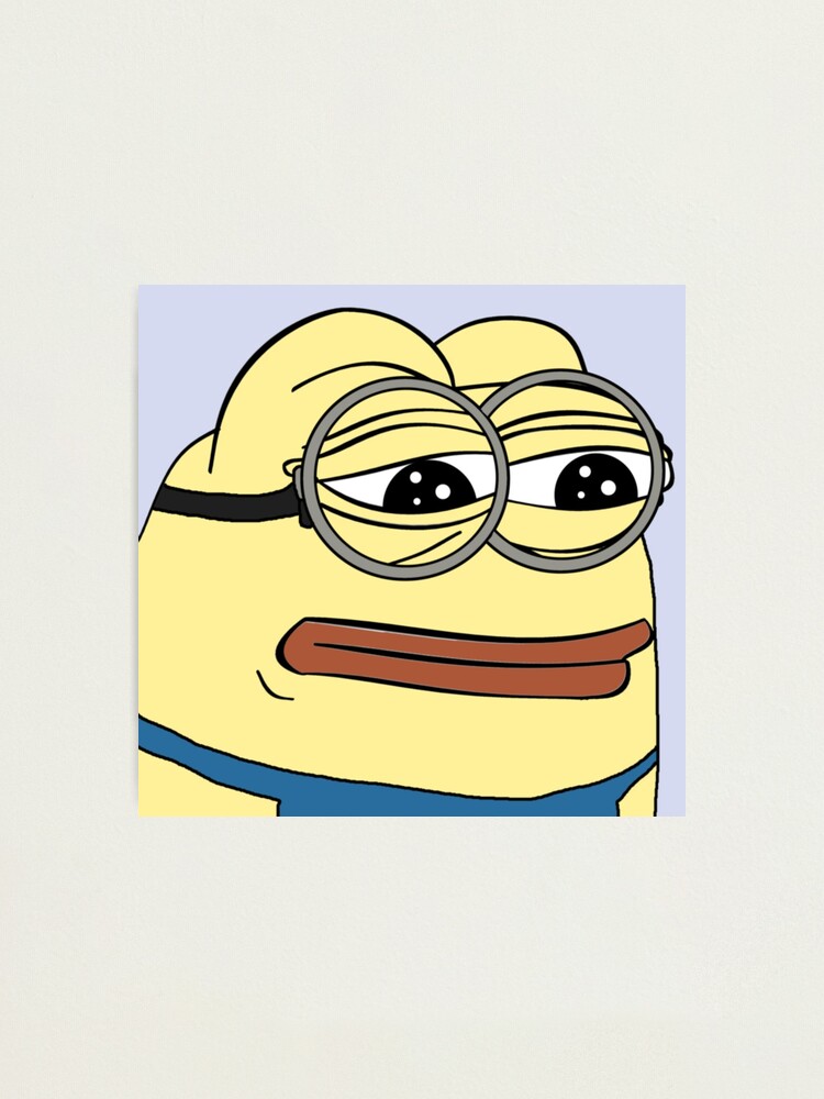 "Minion Pepe the Frog" Photographic Print for Sale by SuburbanLife ...