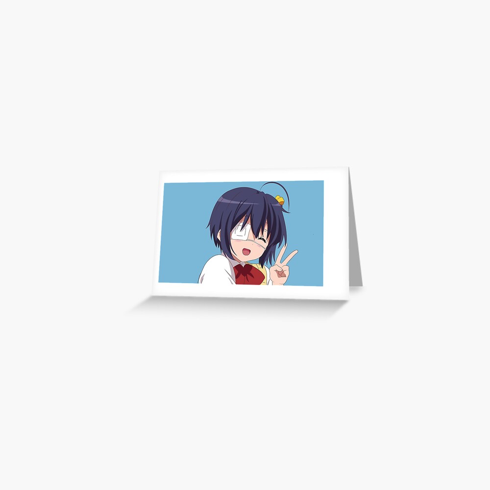 "Rikka peace sign " Sticker for Sale by UwU-Senpai | Redbubble