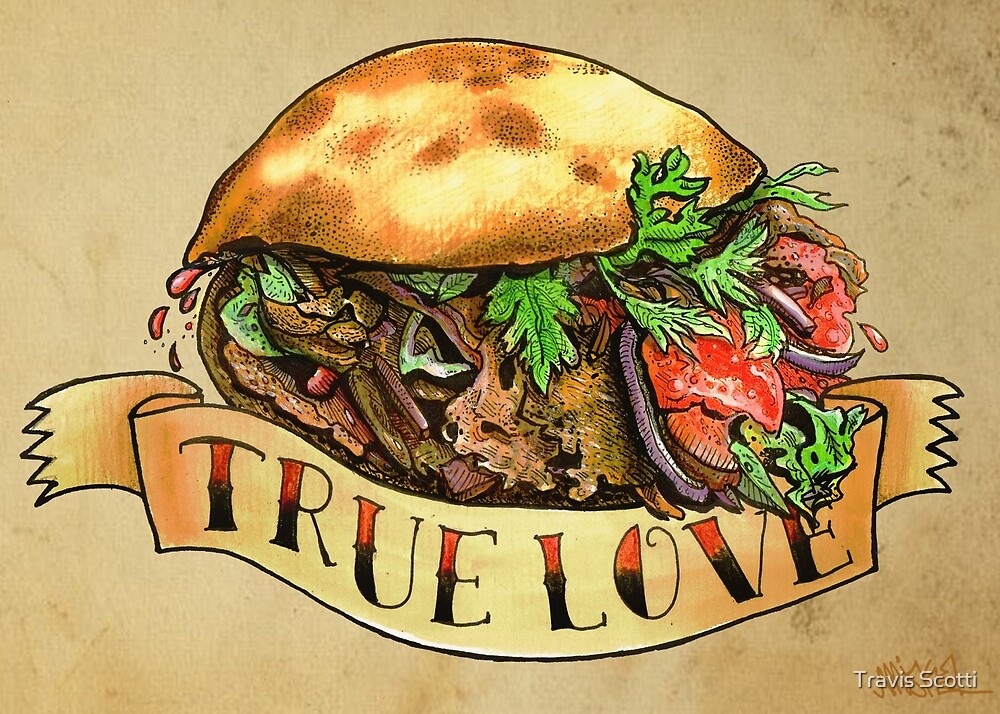 "One Love Kebab" by Miskel Design | Redbubble