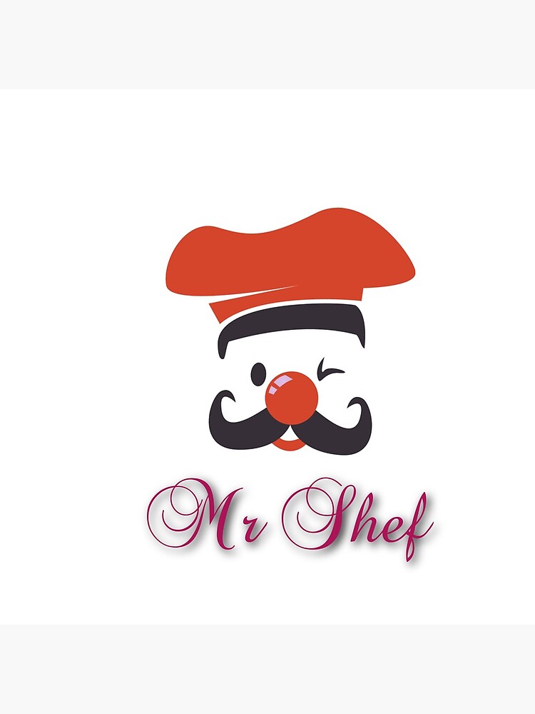 "Mr shef design for redbubble" Framed Art Print for Sale by ...