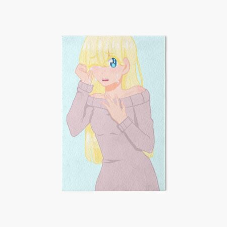 "Teary anime girl" Art Board Print by Katie112233 | Redbubble