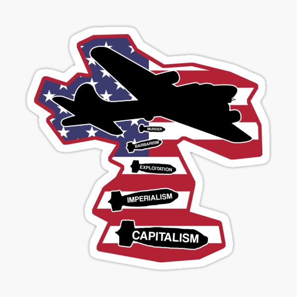 "The American Empire" Sticker for Sale by KulakPosting | Redbubble