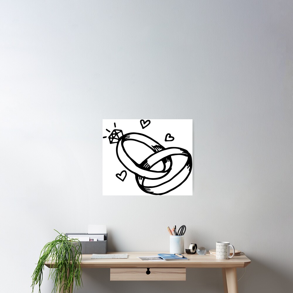 "Compromise Rings Tattoo" Poster for Sale by Romanii13 | Redbubble