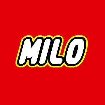 "Milo Trending Blocks - personalize" Sticker for Sale by Urosek | Redbubble