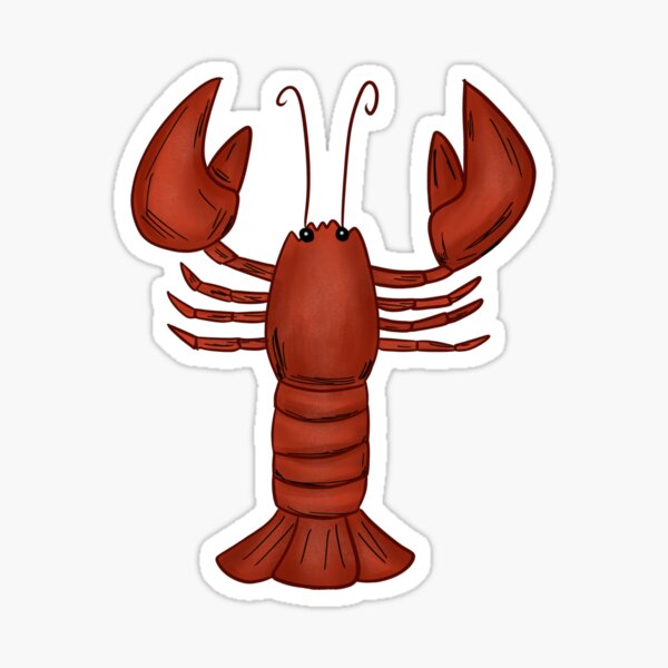"crawfish" Sticker for Sale by JavierShih | Redbubble