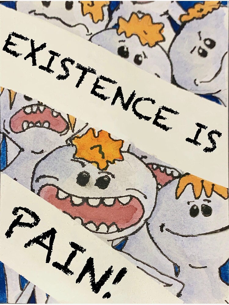 "Mr Meeseeks Existence is pain" Sticker for Sale by NivNac | Redbubble