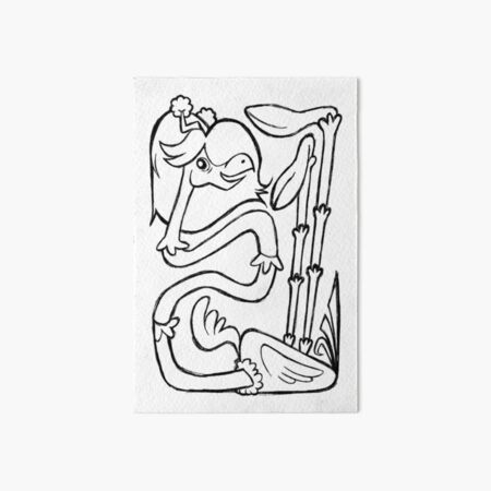 "Chickeraffe - Black" Art Board Print for Sale by candydawg | Redbubble