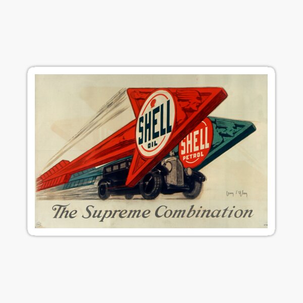 Shell Petrol Stickers | Redbubble