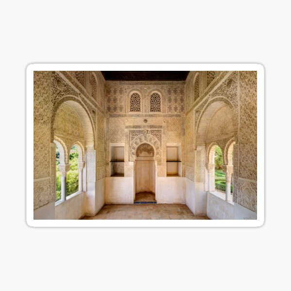 "Alhambra Partal Chapel Medium" Sticker for Sale by WWestmoreland ...