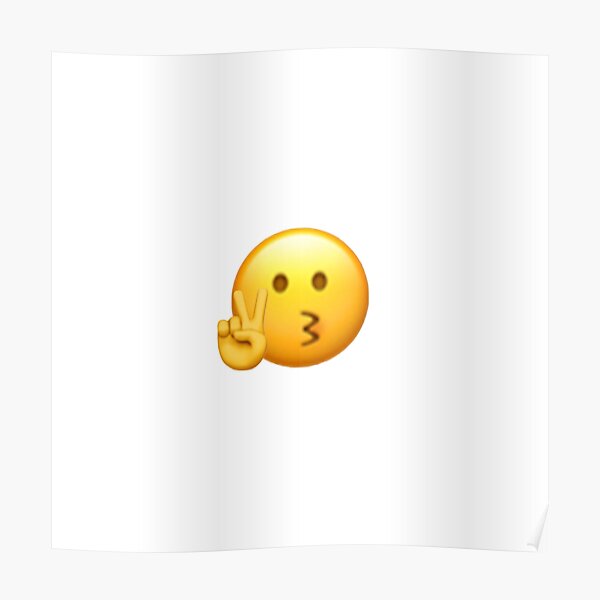 "Just chillin' emoji" Poster by shreksucks | Redbubble