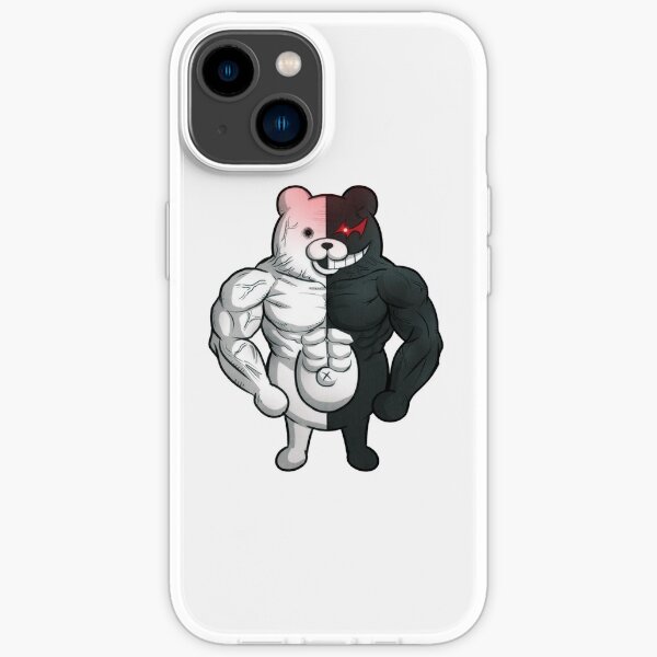 "buff monokuma" iPhone Case for Sale by ellalune | Redbubble