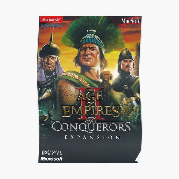 "Age of Empires II: The Conquerors (video game)" Poster for Sale by ...