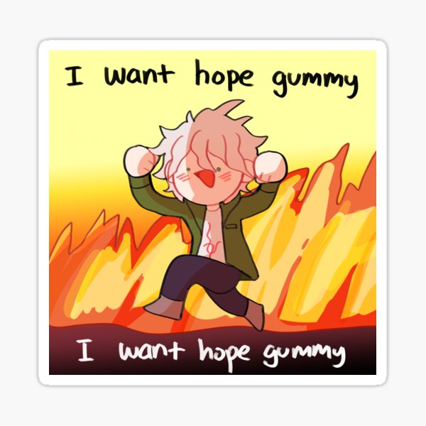 Hope Gummy Sticker For Sale By Onyatsu Redbubble