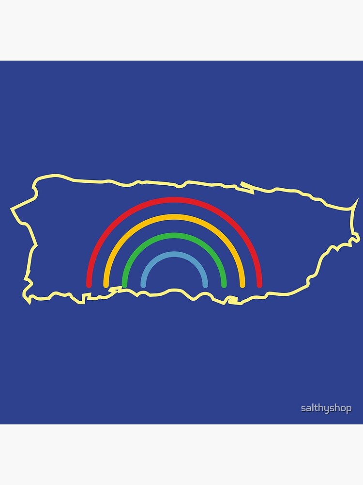 "Puerto Rico Rainbow" Poster by salthyshop | Redbubble
