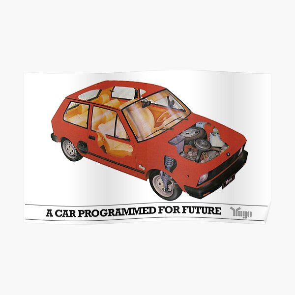 "YUGO 45" Poster by ThrowbackM2 | Redbubble