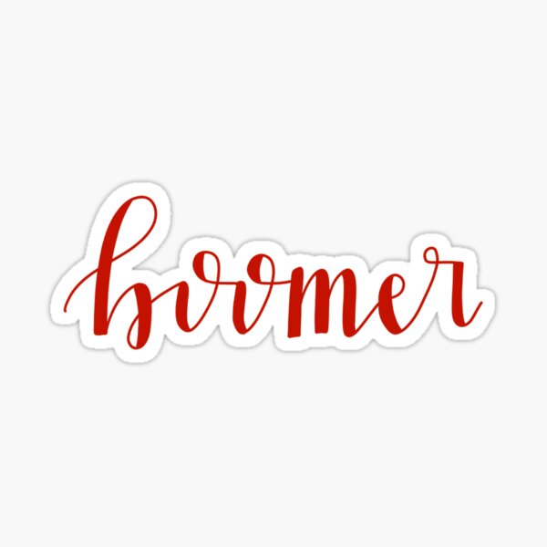 "Boomer" Sticker for Sale by audwilliams11 | Redbubble