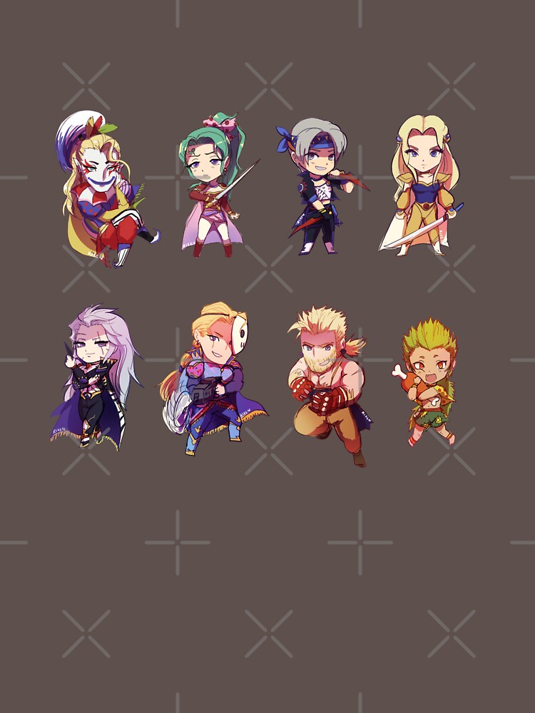 "Final Fantasy VI chibis" T-shirt for Sale by rixennn | Redbubble ...