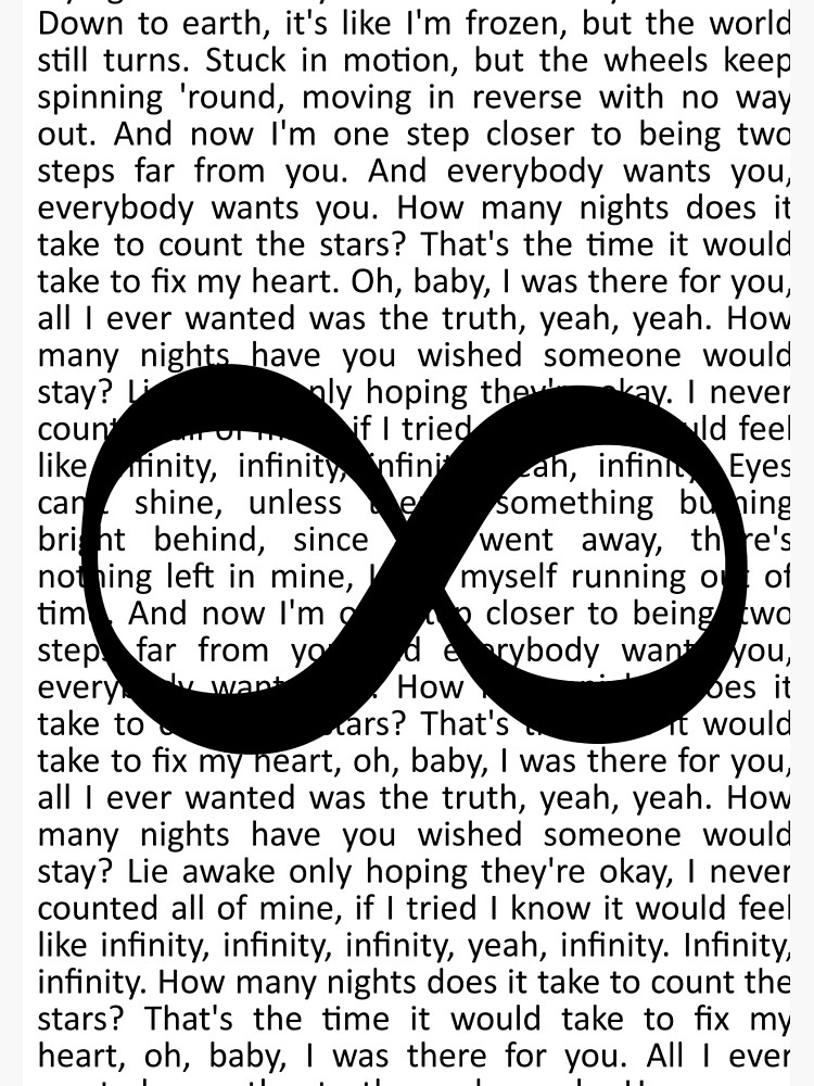 Cuaderno de espiral «One Direction Infinity letra en español» de ...