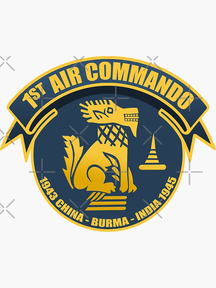 "WW2 1st Air Commando " Sticker for Sale by StrongVlad | Redbubble