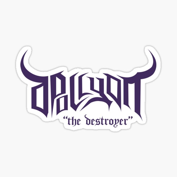 "Apollyon, "the destroyer"" Sticker for Sale by liselukte | Redbubble
