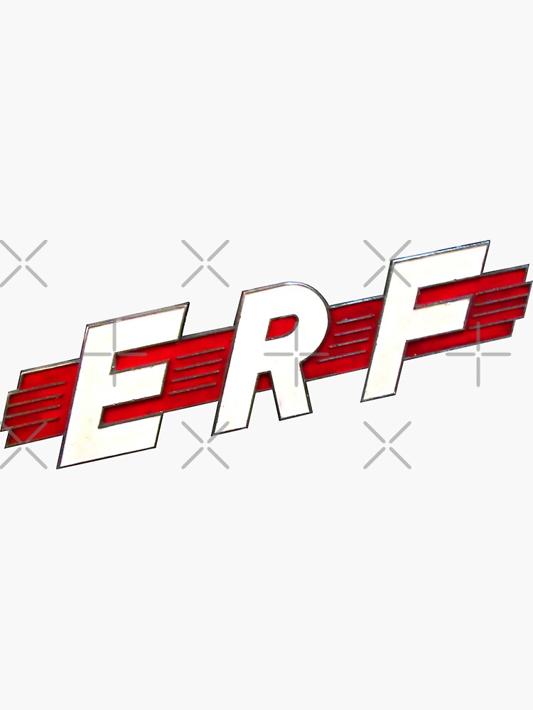 "Vintage 1962 ERF truck logo" Sticker for Sale by soitwouldseem | Redbubble