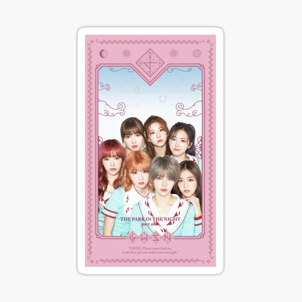 "GWSN the park in the night part one" Sticker for Sale by zalicia ...