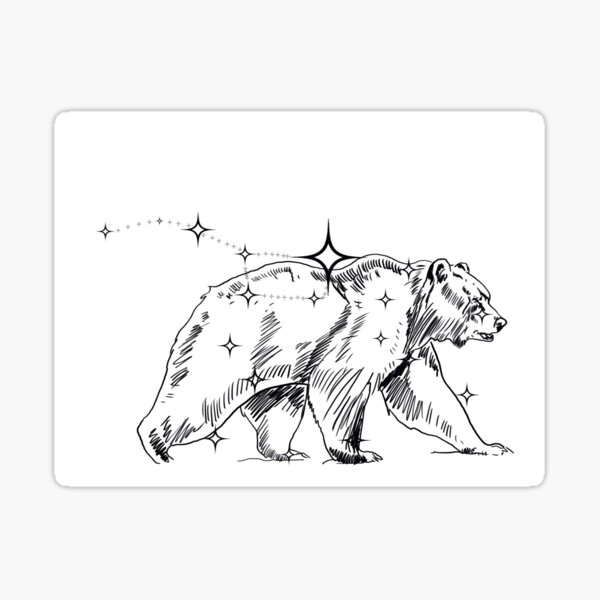 "Ursa Major" Sticker for Sale by theroseandraven | Redbubble