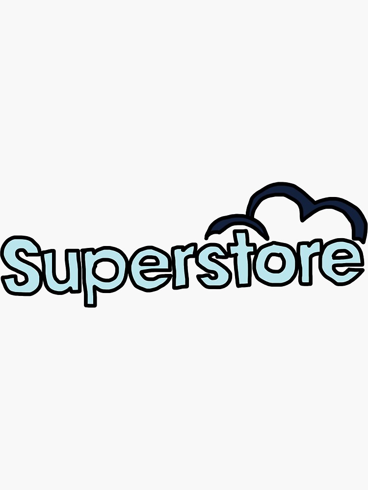 "superstore logo sticker" Sticker for Sale by CaitlinGubler | Redbubble