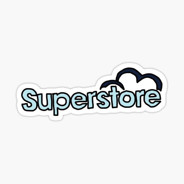 "superstore logo sticker" Sticker for Sale by CaitlinGubler | Redbubble