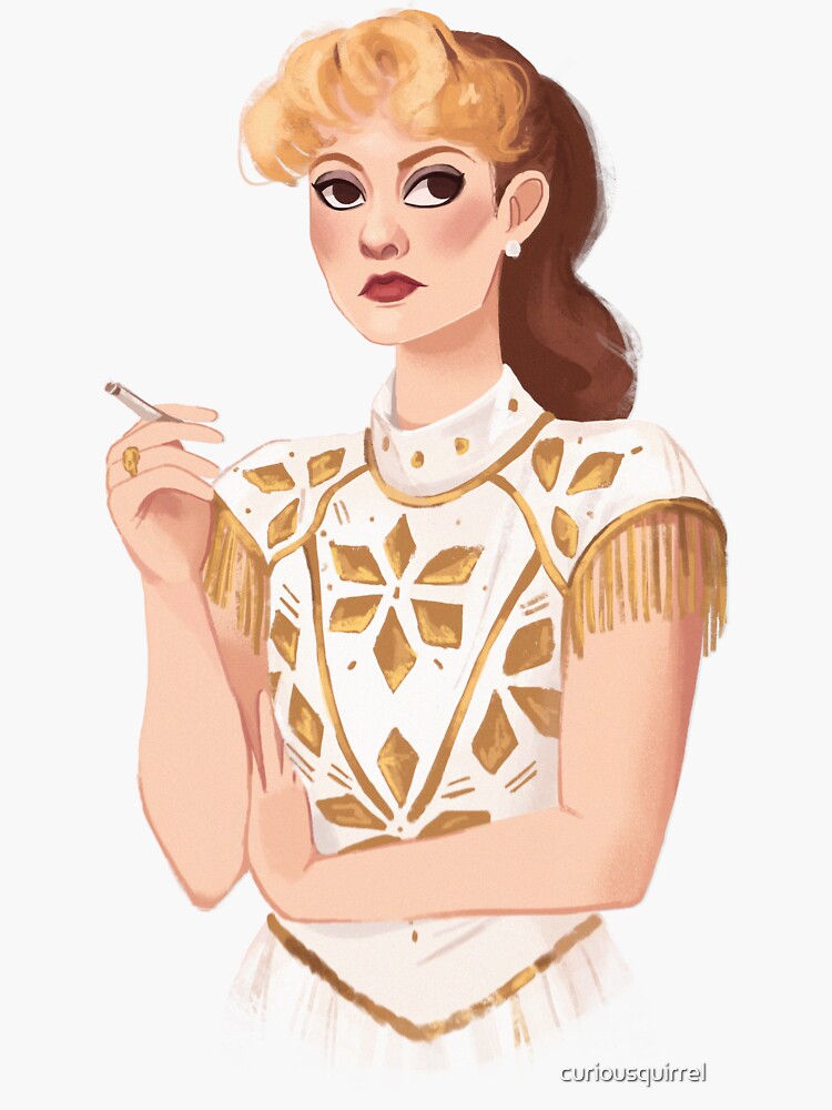 "Tonya " Sticker for Sale by curiousquirrel | Redbubble