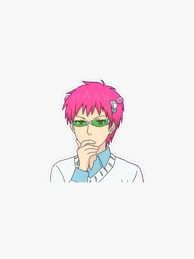 "saiki k sticker anime" Sticker by dxvale | Redbubble