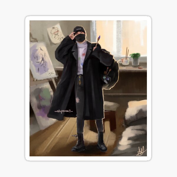 "Art Student JK" Sticker for Sale by alyssum7 | Redbubble
