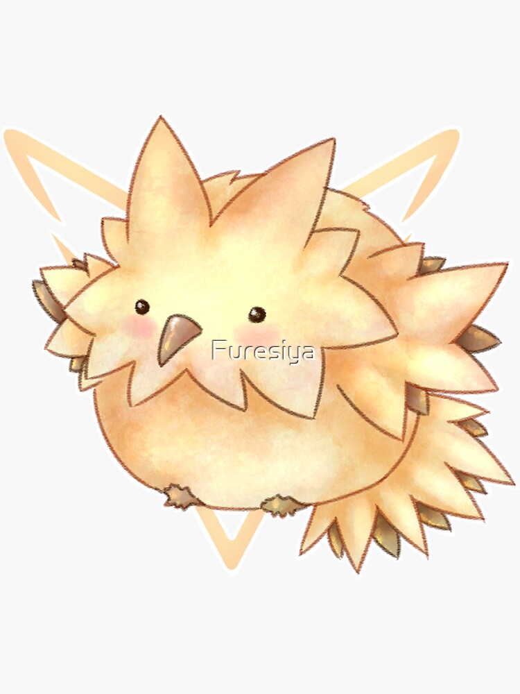 "Round Zapdos Instinct Leader" Sticker by Furesiya | Redbubble