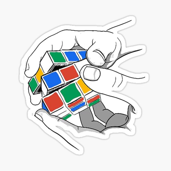 Rubiks Cube Stickers | Redbubble