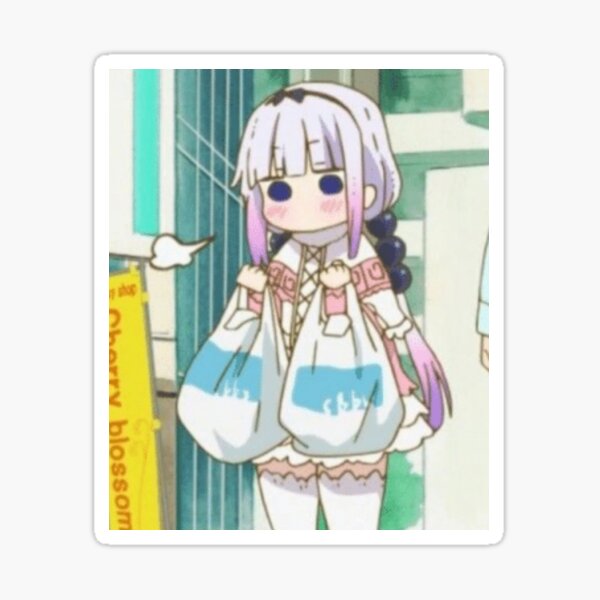 "kanna kamui" Sticker for Sale by messyhairboi | Redbubble