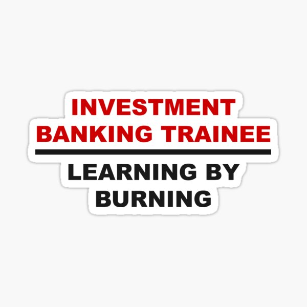 "Investment banker" Sticker for Sale by Vectorqueen | Redbubble