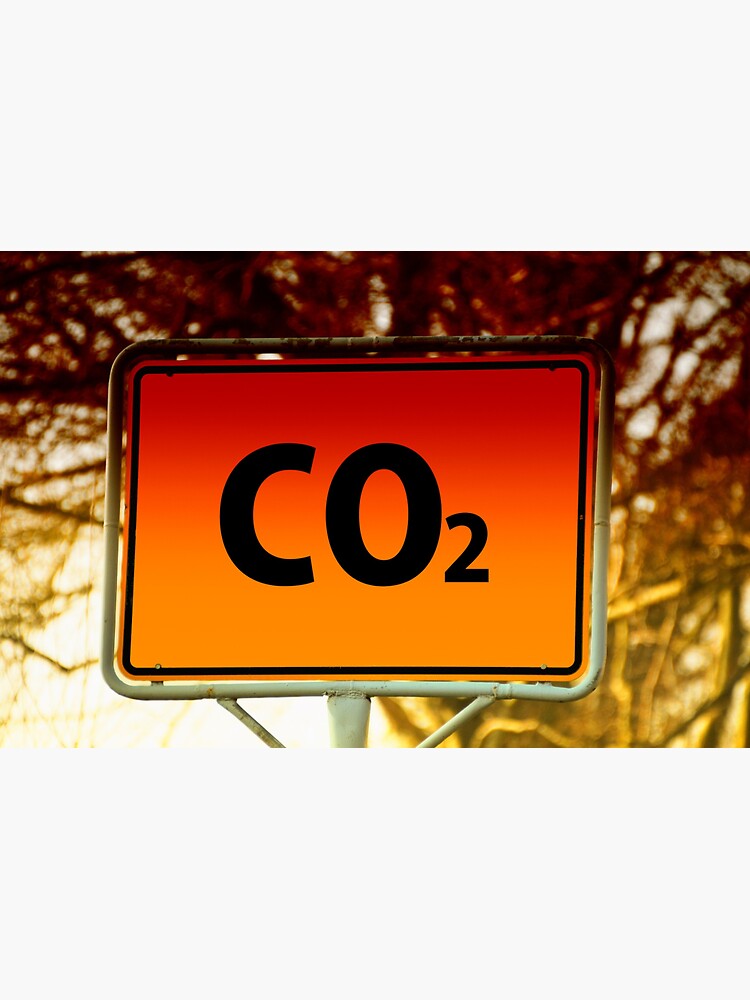 "CO2" Sticker for Sale by LookSnice | Redbubble